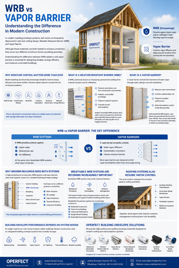 WRB vs Vapor Barrier: Understanding the Difference in Modern ...